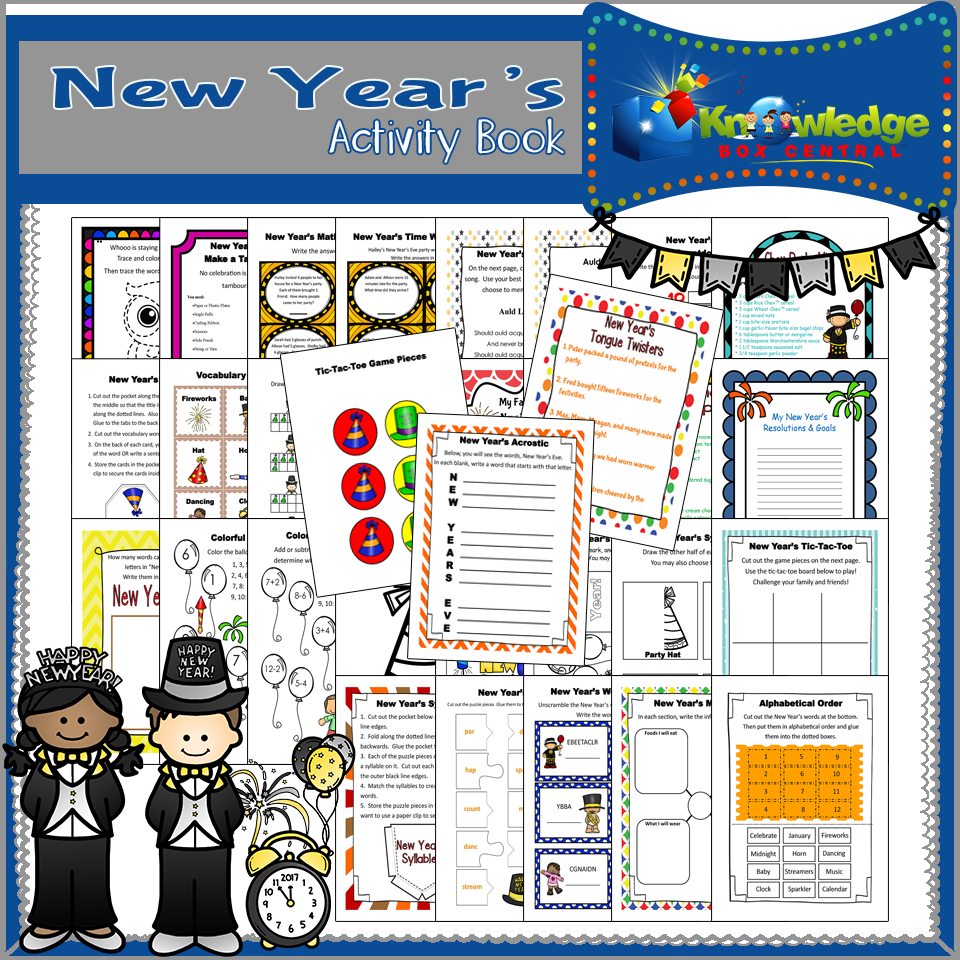 New Year's Activity Book – Knowledge Box Central