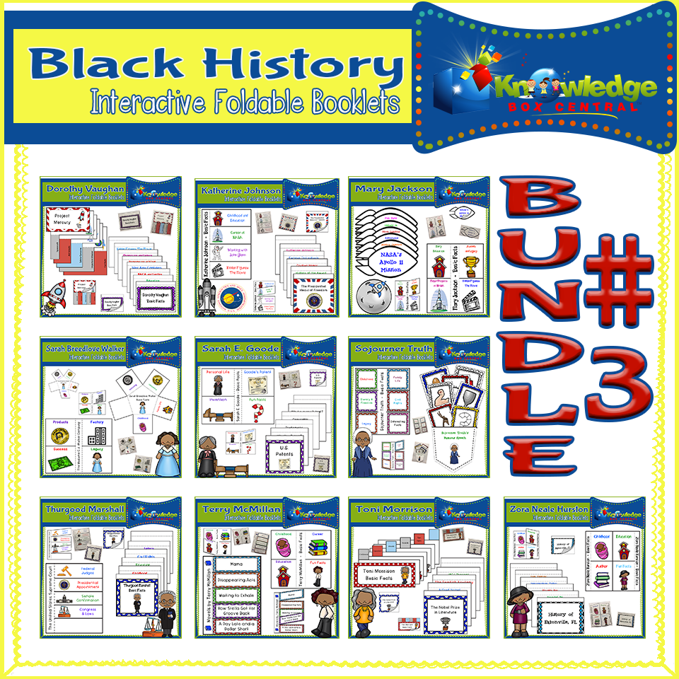 Black History Interactive Foldables Bundles – Knowledge Box Central