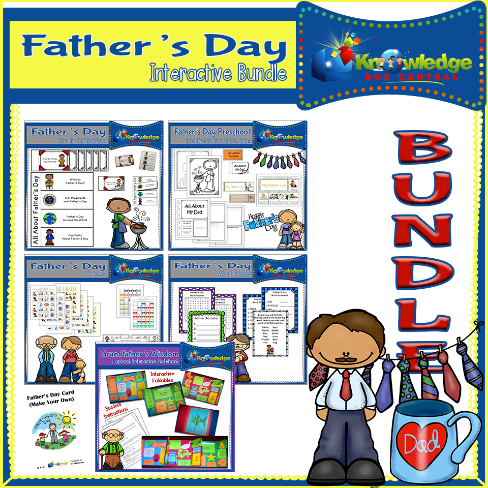 Father's Day Interactive BUNDLE – Knowledge Box Central