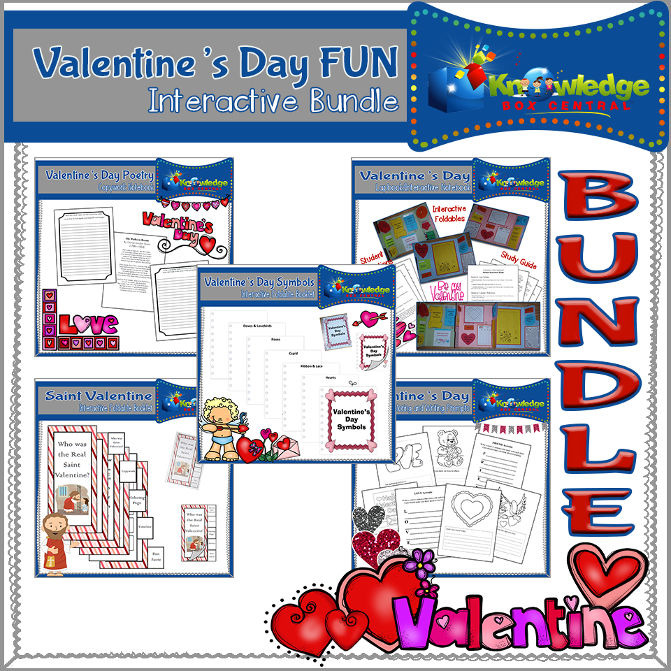 Valentine's Day FUN Interactive BUNDLE – Knowledge Box Central