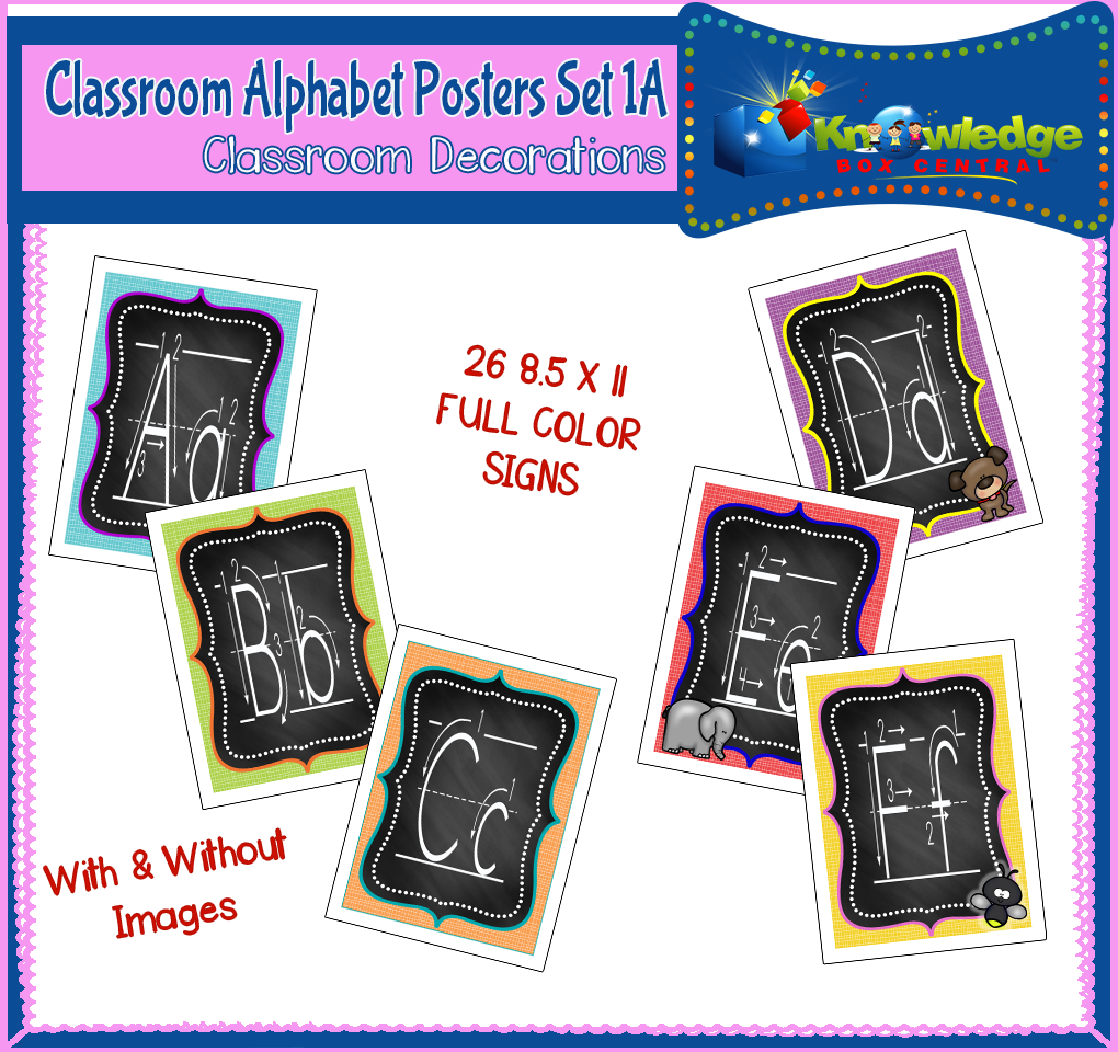 Alphabet Posters Set 1 – Knowledge Box Central
