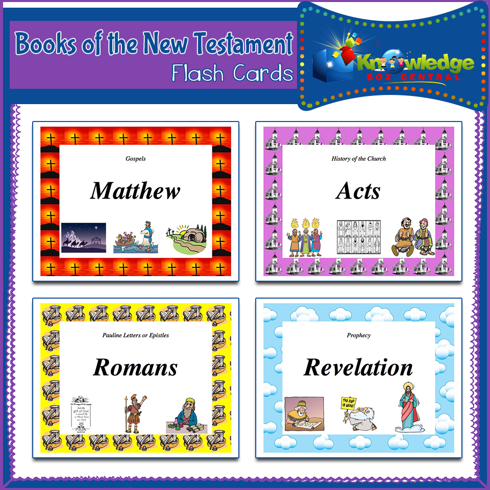 Books of the New Testament Flash Cards – Knowledge Box Central
