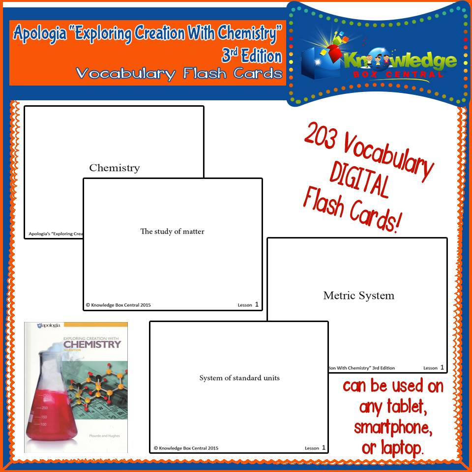 Apologia Exploring Creation with Chemistry 3rd Edition – Knowledge Box ...