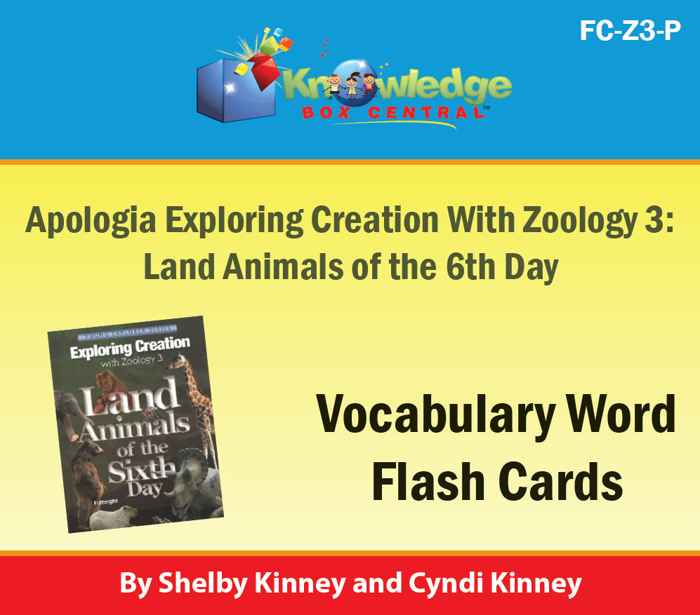 Apologia Exploring Creation with Zoology 3: Land Animals of the 6th Da ...