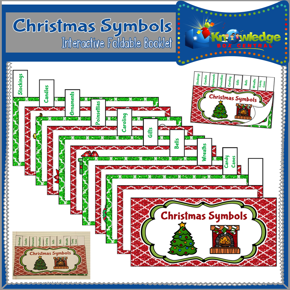 Christmas Symbols Interactive Foldable Booklets – Knowledge Box Central