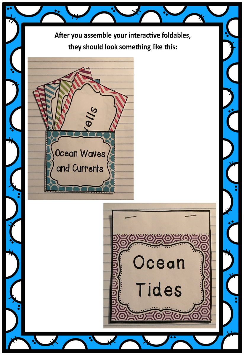 Exploring the Ocean Interactive Foldable Booklets – Knowledge Box Central