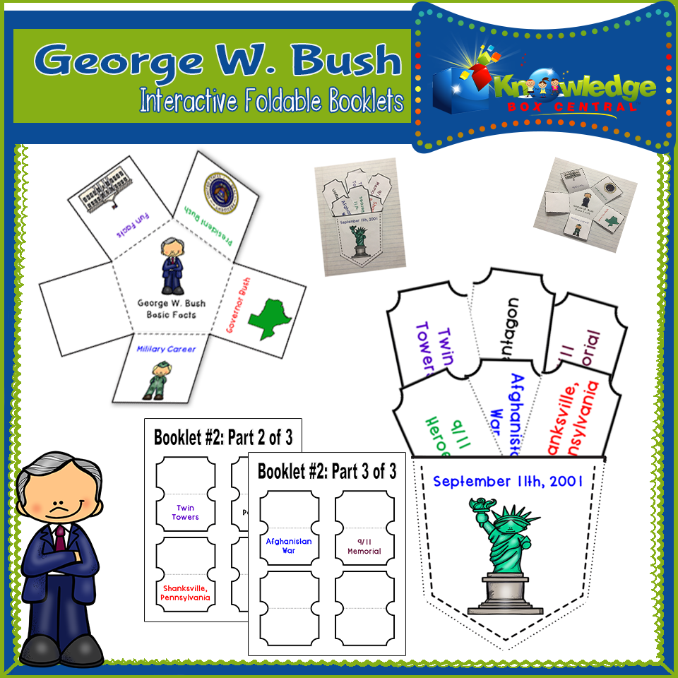 George W. Bush Interactive Foldable Booklets – Knowledge Box Central