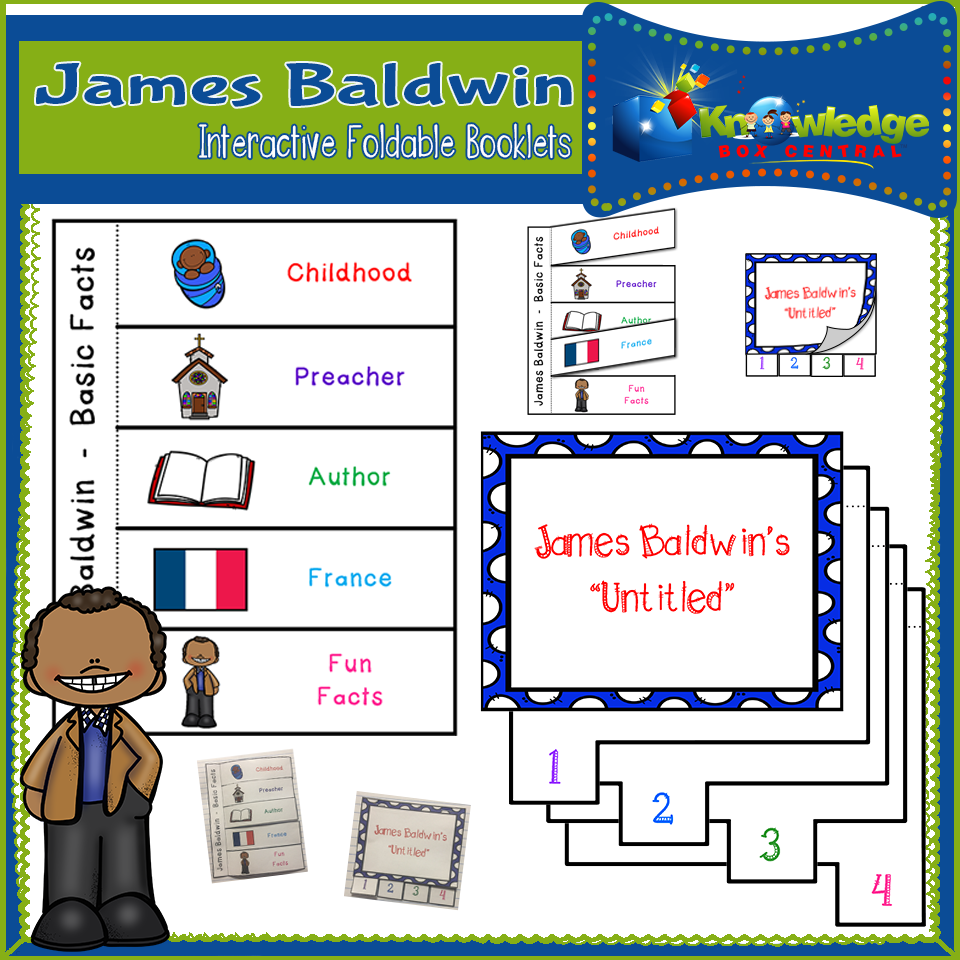 James Baldwin Interactive Foldable Booklets – Knowledge Box Central