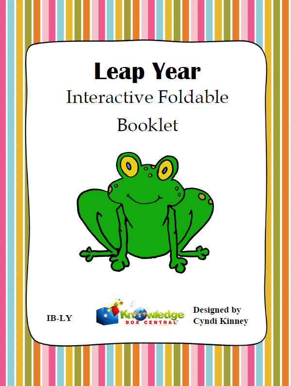 Leap Year Interactive Foldable Booklets – Knowledge Box Central