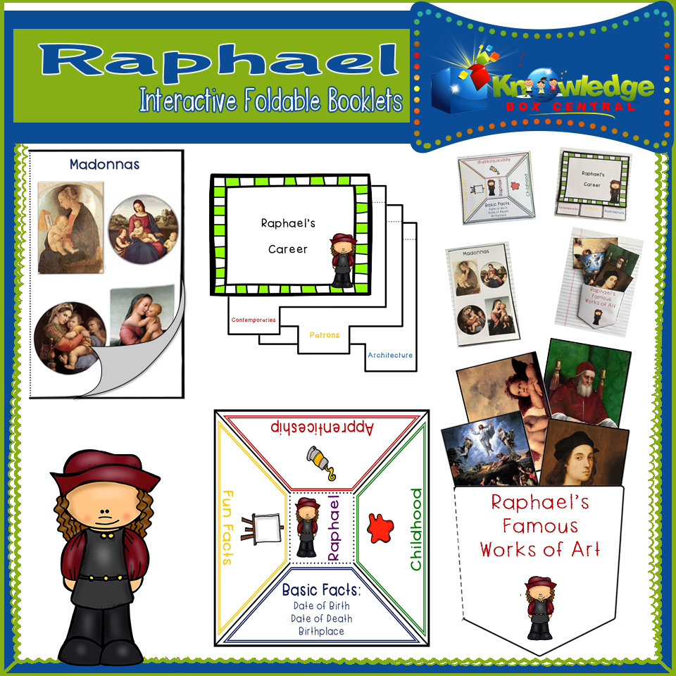 Raphael Interactive Foldable Booklets – Knowledge Box Central