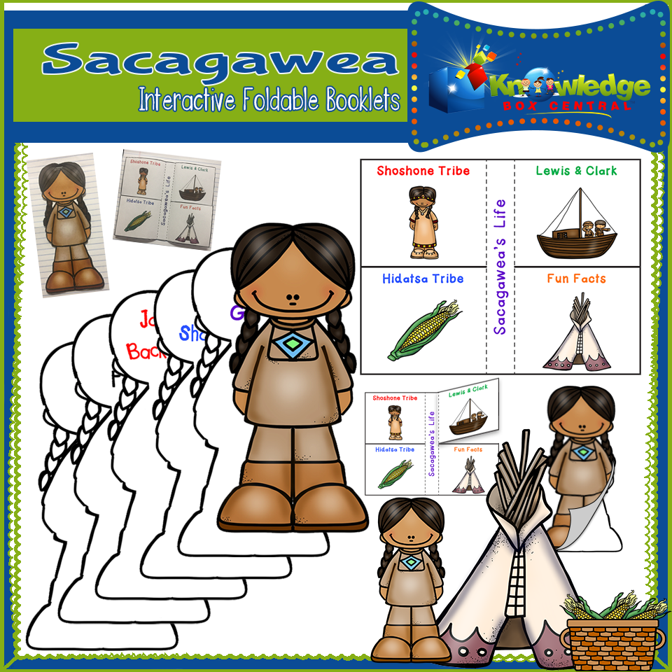 Sacagawea Interactive Foldable Booklets – Knowledge Box Central