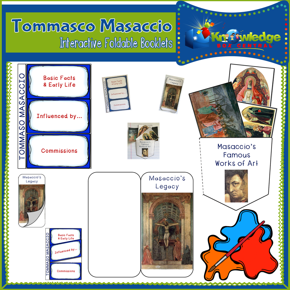 Tommaso Masaccio Interactive Foldable Booklets – Knowledge Box Central