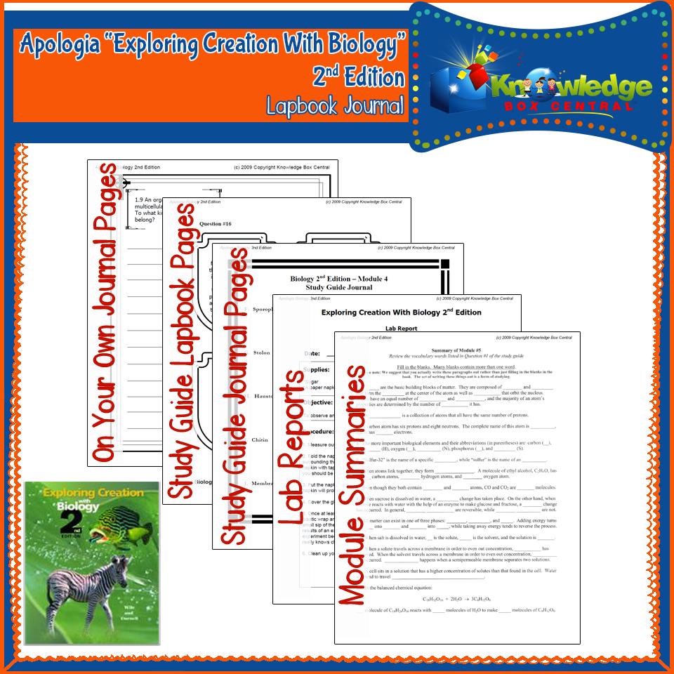 Apologia Exploring Creation with Biology 2nd Edition – Knowledge Box ...