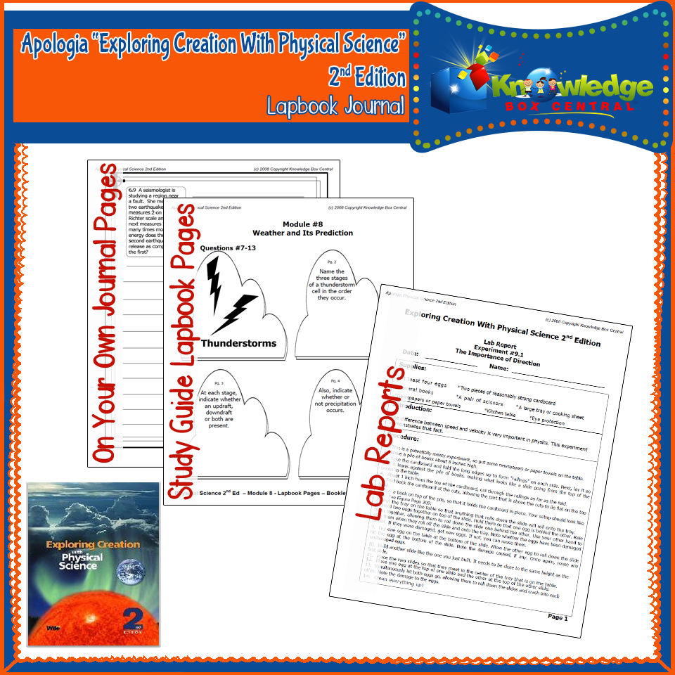 Apologia Exploring Creation with Physical Science 2nd Edition ...