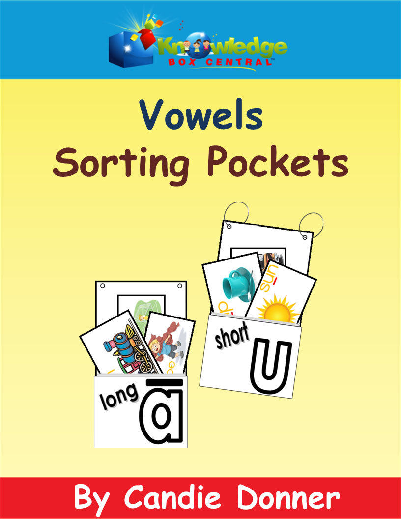 Vowels Sorting Pockets – Knowledge Box Central
