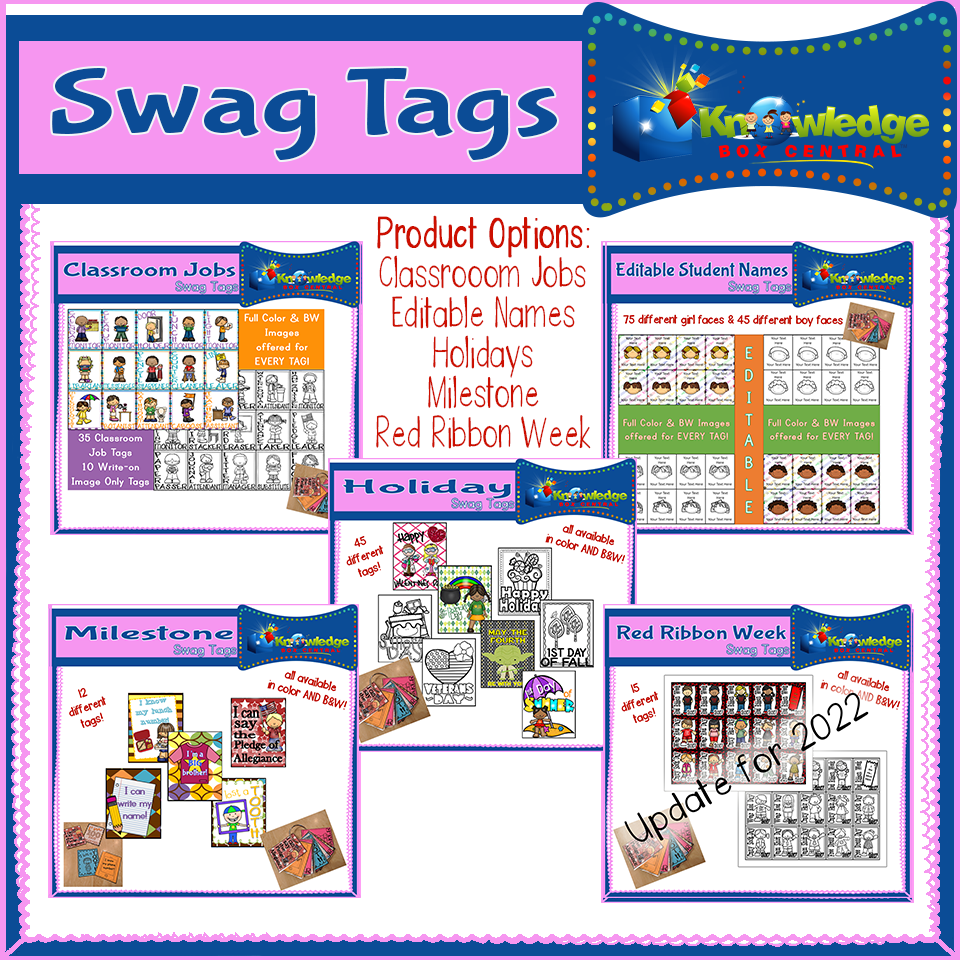 Swag Tags – Knowledge Box Central
