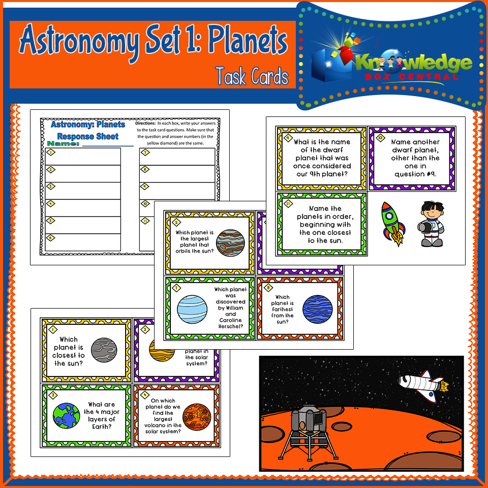 Astronomy Task Cards – Knowledge Box Central