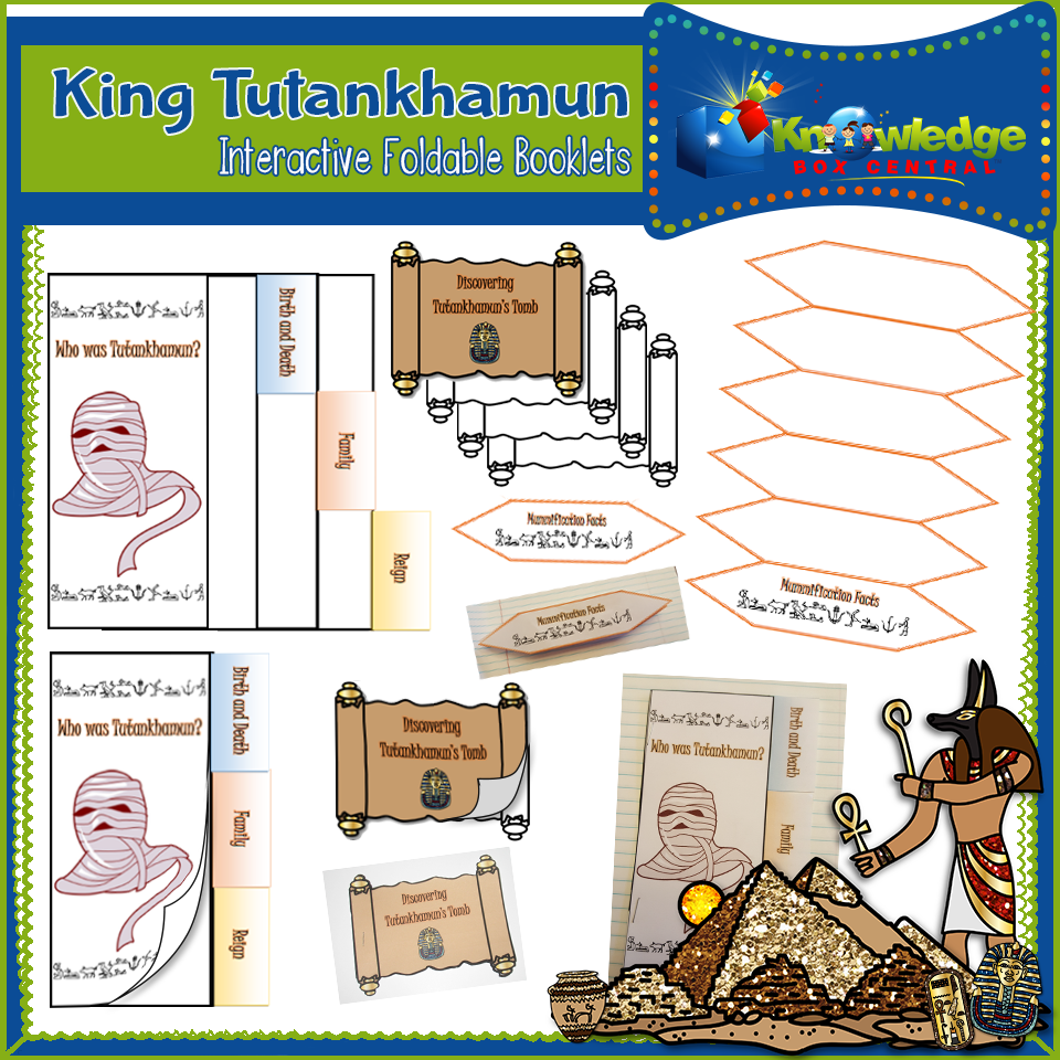 King Tutankhamun Interactive Foldable Booklets – Knowledge Box Central