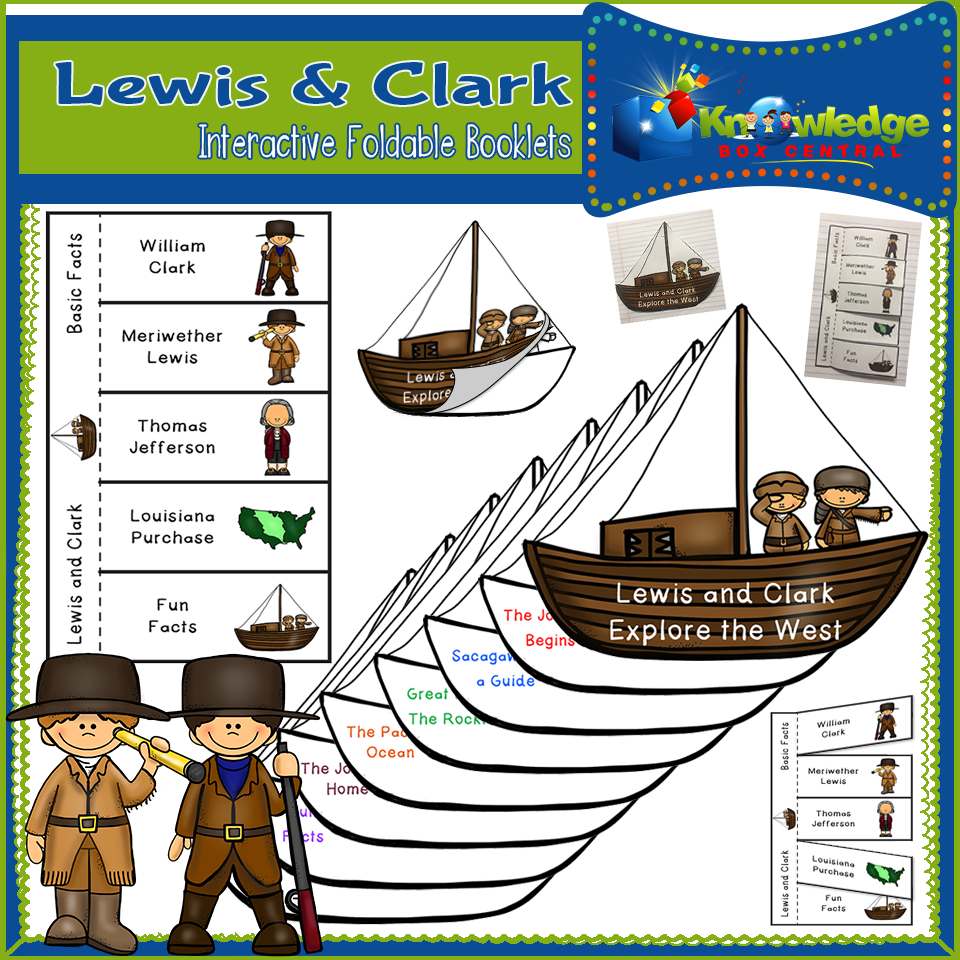 Lewis & Clark Interactive Foldable Booklets – Knowledge Box Central