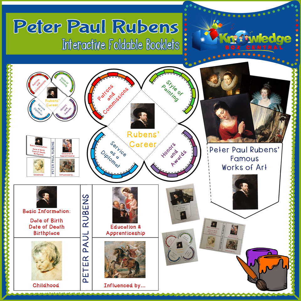 Peter Paul Rubens Interactive Foldable Booklets – Knowledge Box Central