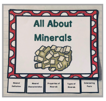 Rocks and Minerals Interactive Foldable Booklets – Knowledge Box Central
